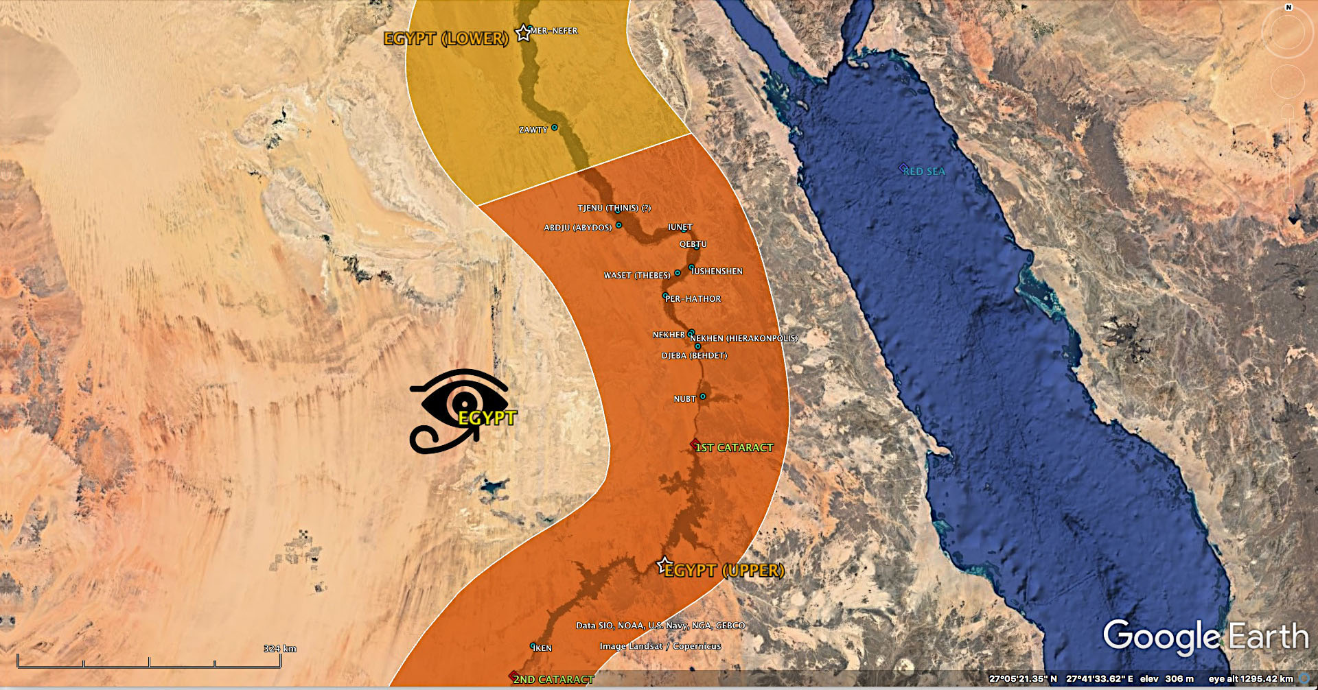 Upper and Lower Egypt – TIMESCAPES MAPS