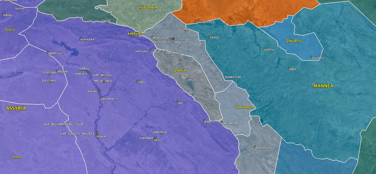750BC – TIMESCAPES MAPS